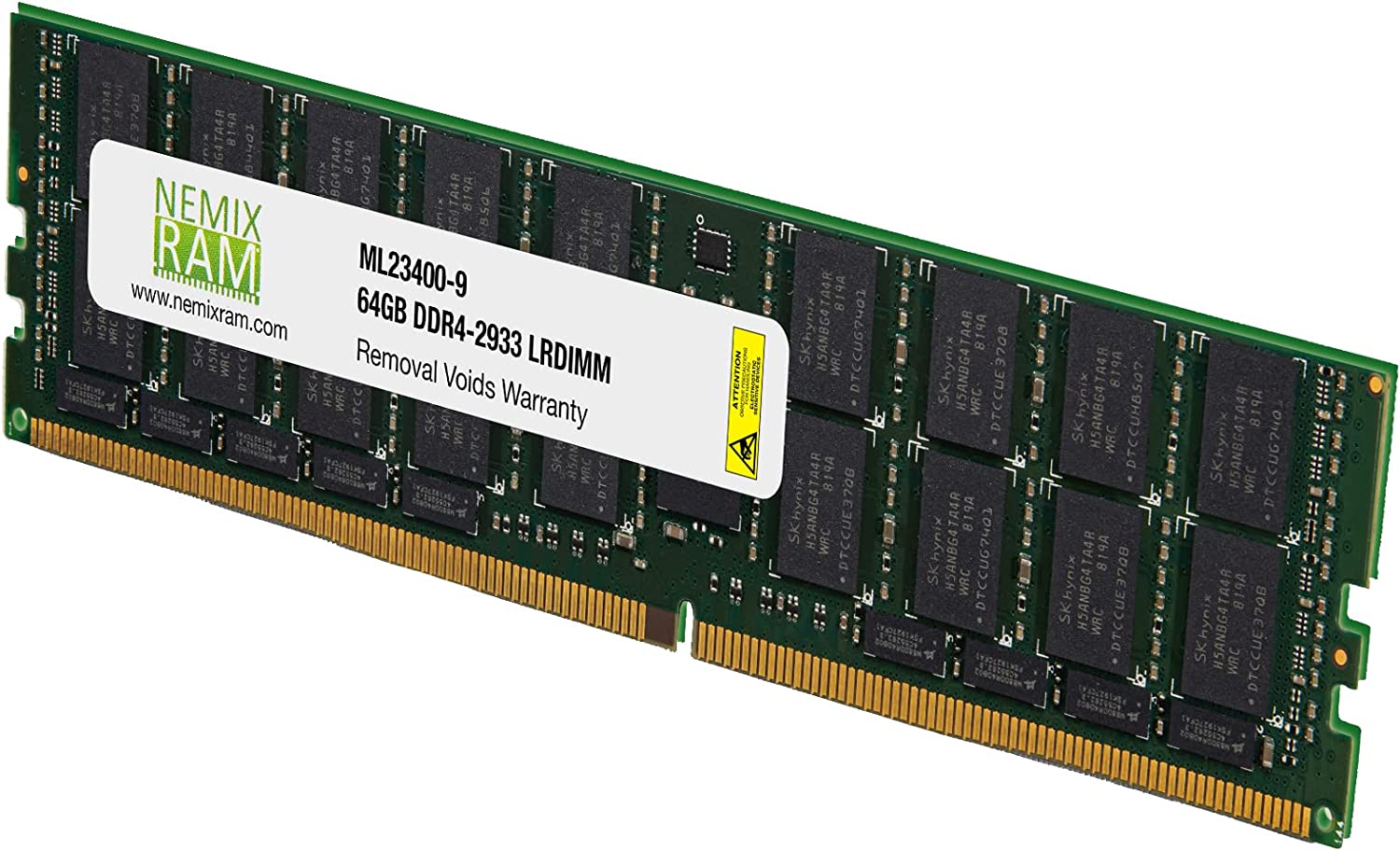 HPE 64GB (1x64GB) Quad Rank x4 DDR4-2933 CAS-21-21-21 Load Reduced ...